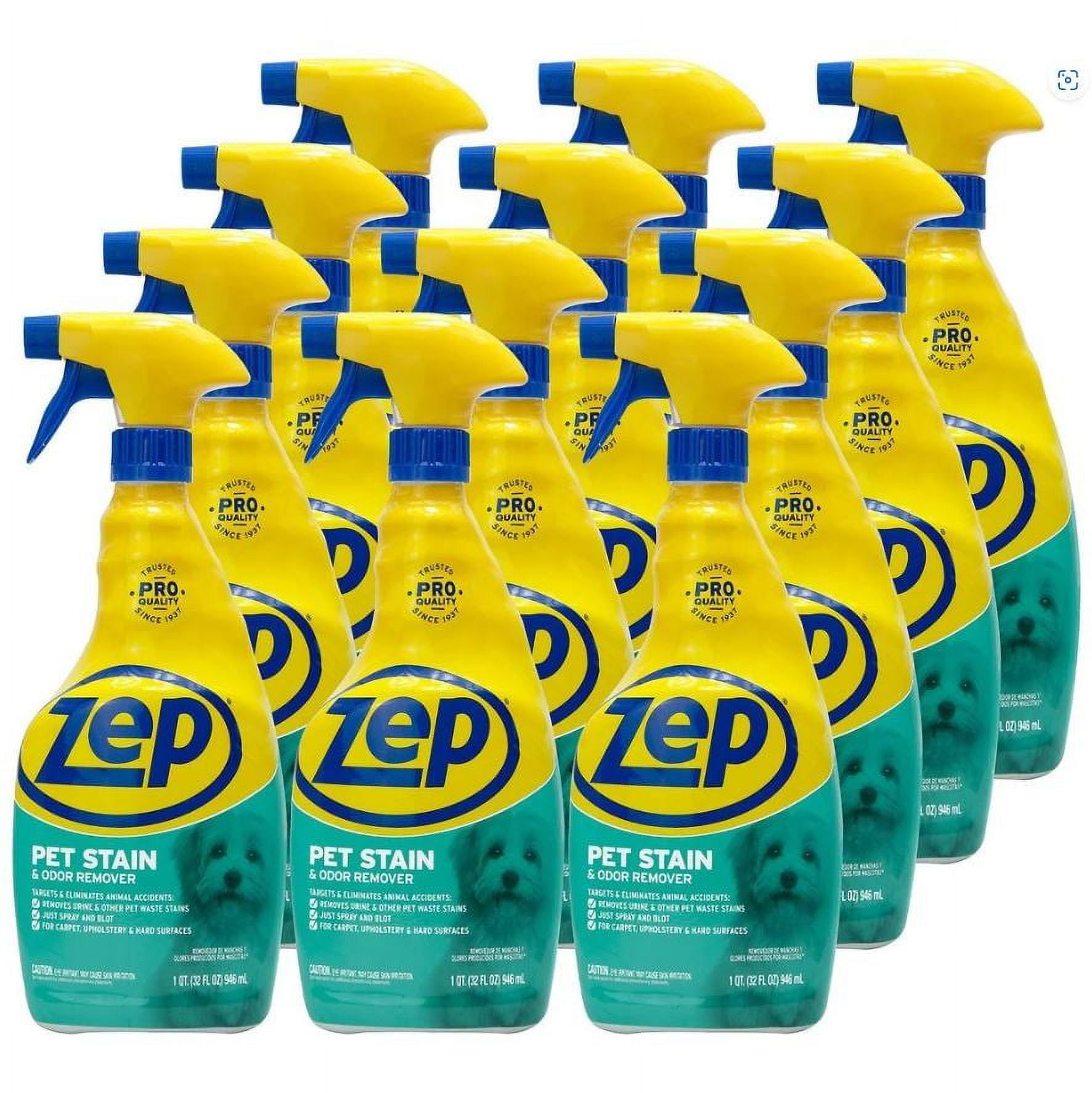 Zep Pet Stain and Odor Remover 32 oz ZUPETODR32 (Case of 12) - Walmart.com