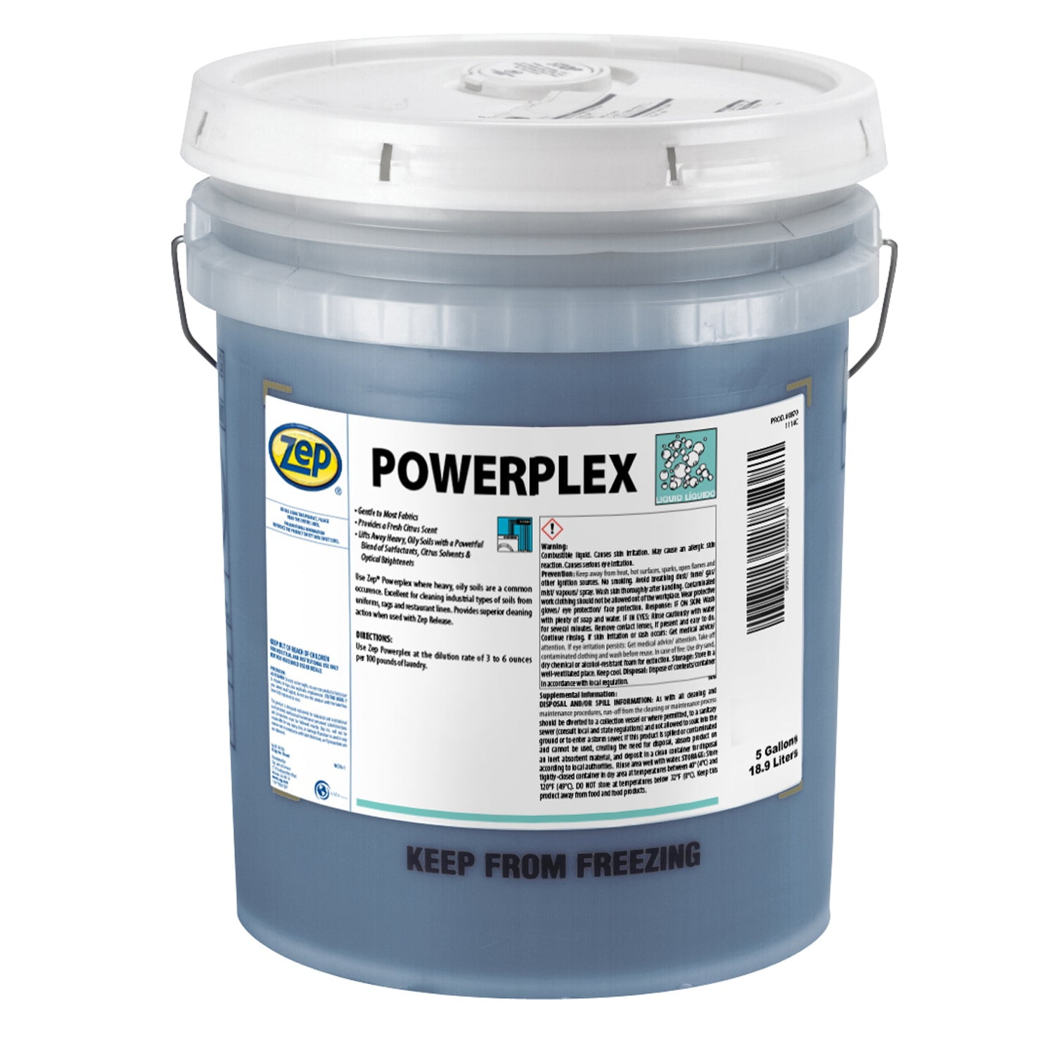 Zep Powerplex Heavy Duty Laundry Detergent - 5 Gal (Each) -87035 ...
