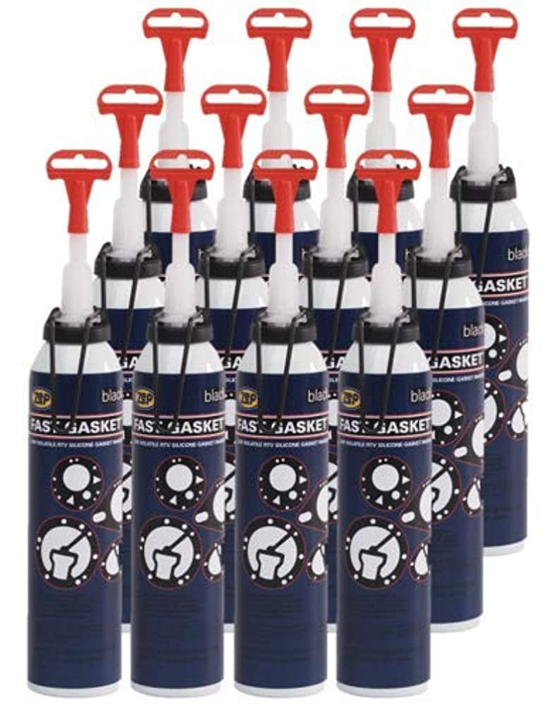Zep RTV Silicone Fast Gasket Maker Black - 7.25 oz (Case of 12 ...