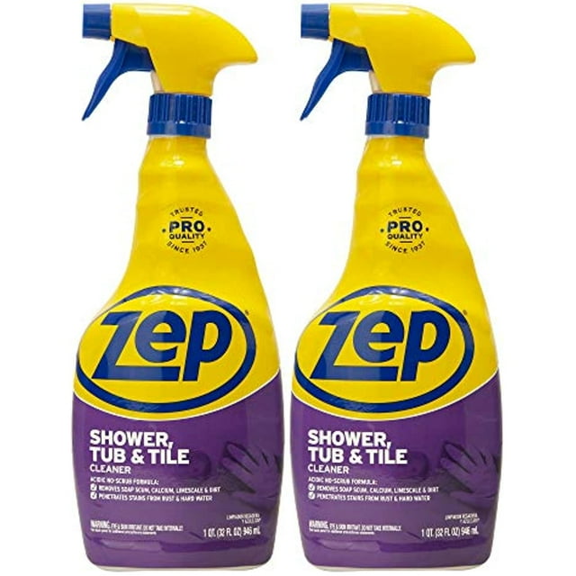 Zep Shower Tub And Tile Cleaner 32 Ounce Zustt32pf Case Of 2 No