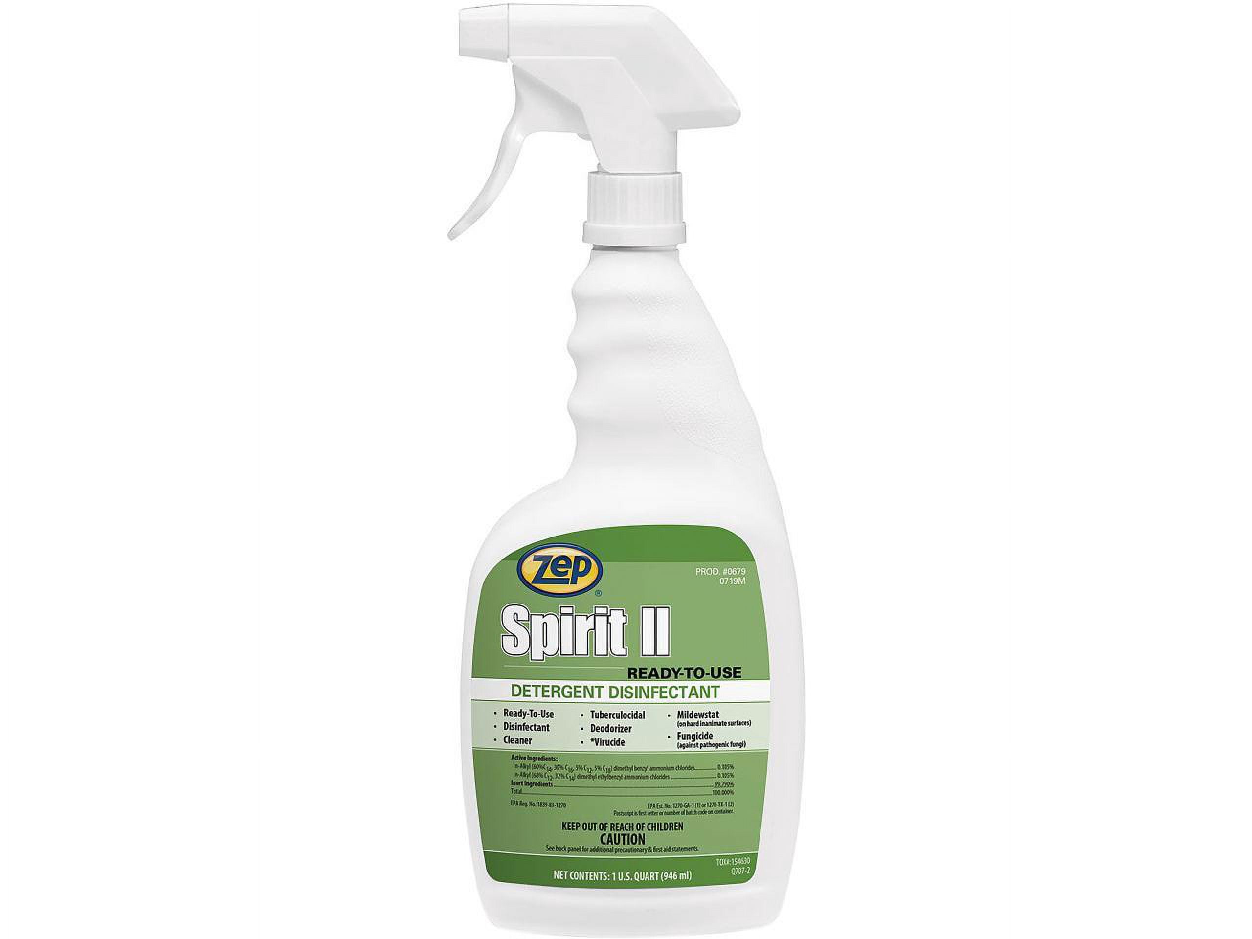 Zep® DISINFECTANT,SPIRIT II 67909 - Walmart.com
