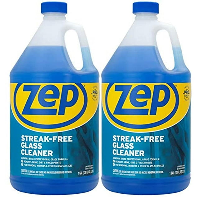 Zep Streak-Free Glass Cleaner, Ammonia-Based, Window & Mirror Spray - 1 ...