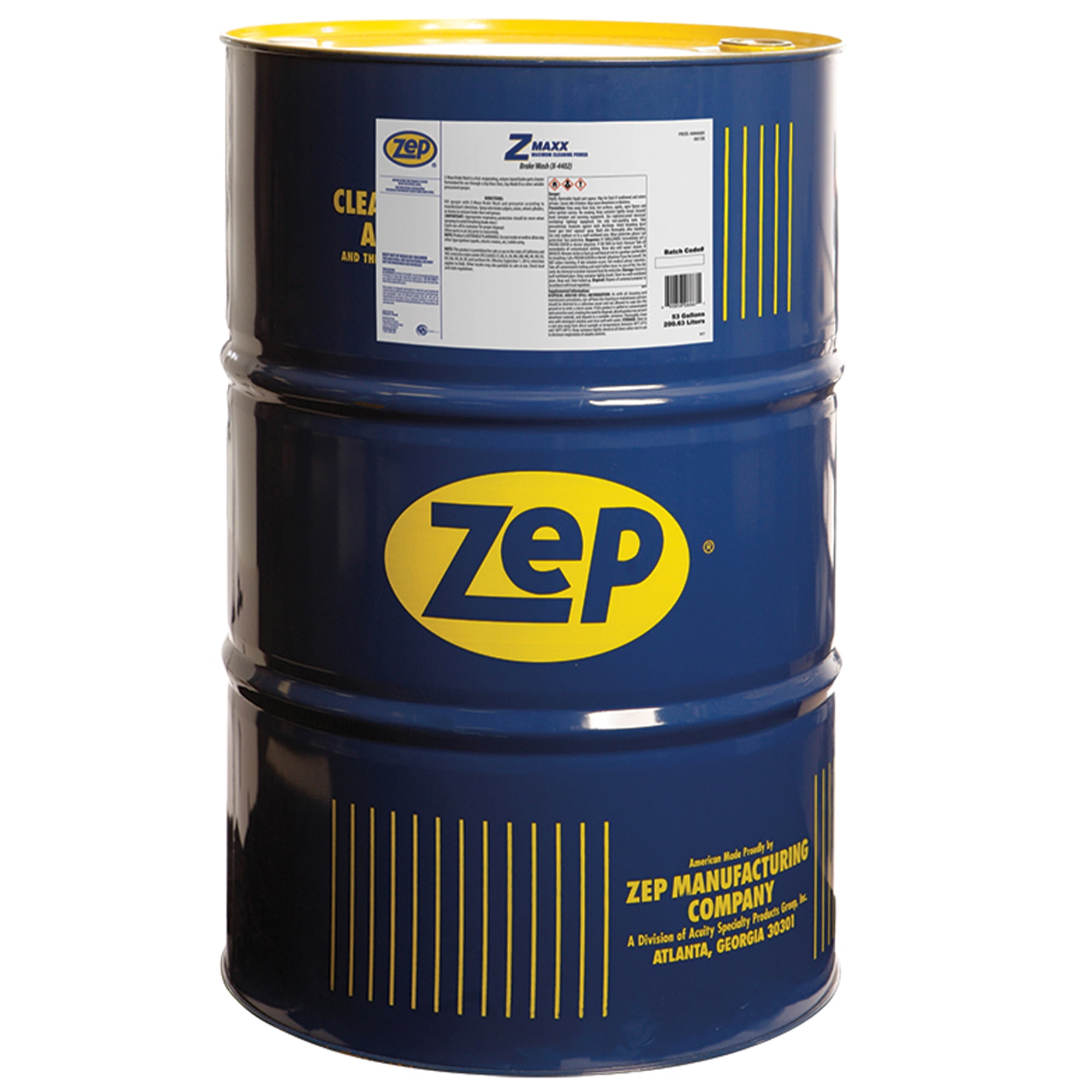 Zep Z-Maxx Brake Wash Cleaner - 53 Gallons, Fast-Acting, Non ...