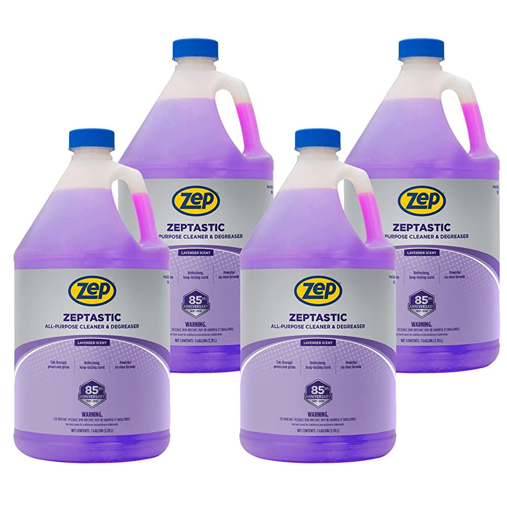 Zep Zeptastic All-Purpose Cleaner and Degreaser - 1 Gallon (Case of 4 ...