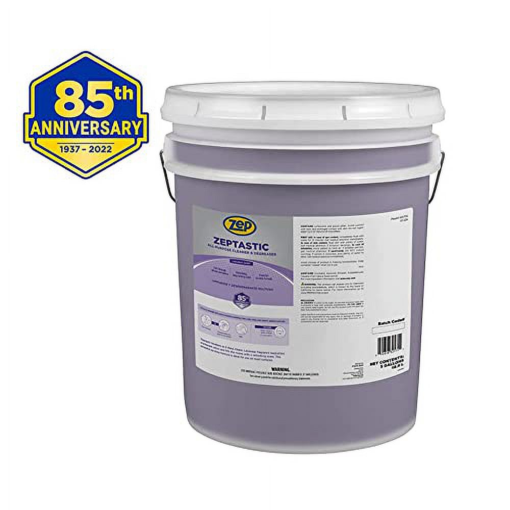 Zep Zeptastic All-Purpose Cleaner and Degreaser - 5 Gallon (1 Unit ...