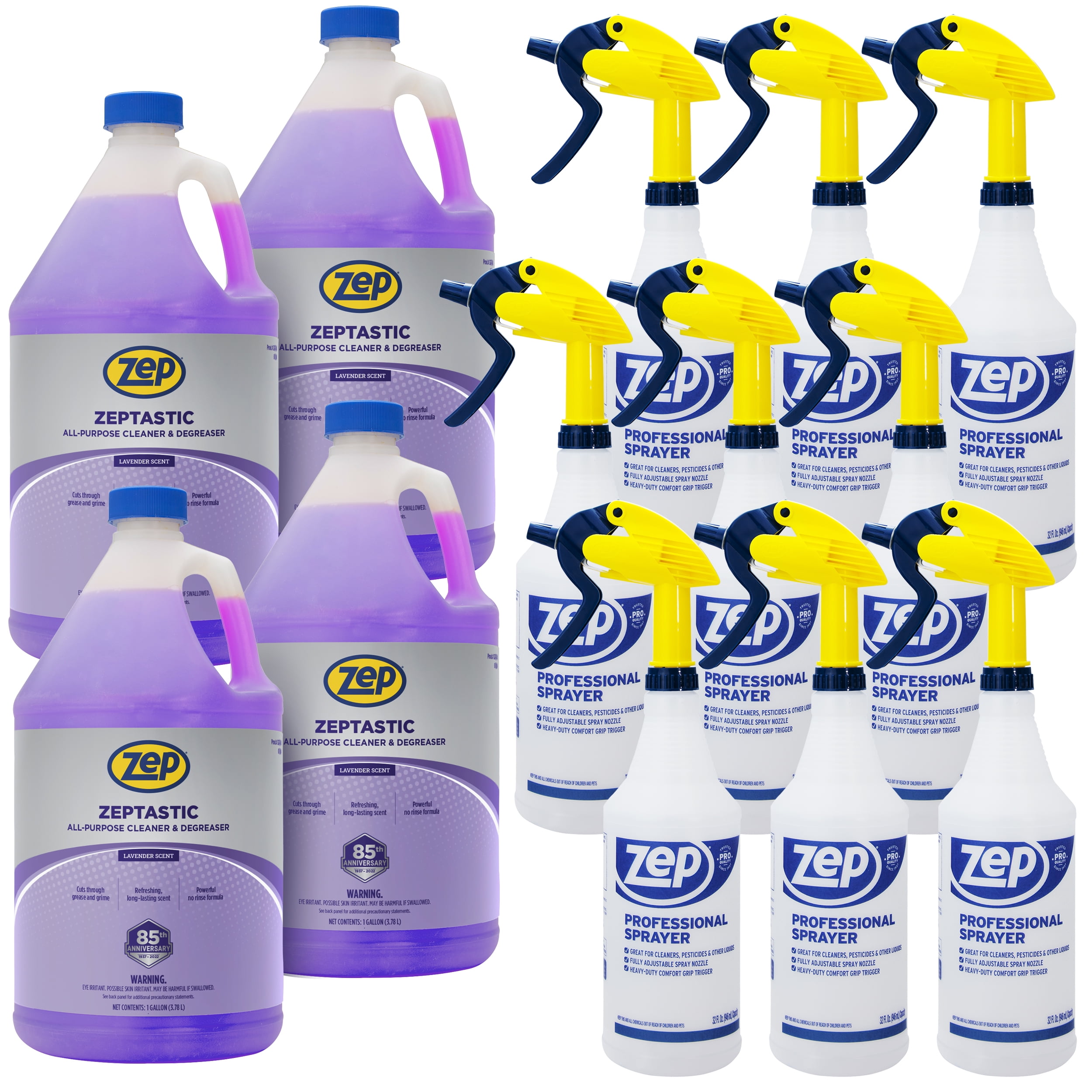 Zep Zeptastic All-Purpose Cleaner and Degreaser With Lavender Scent 1 ...