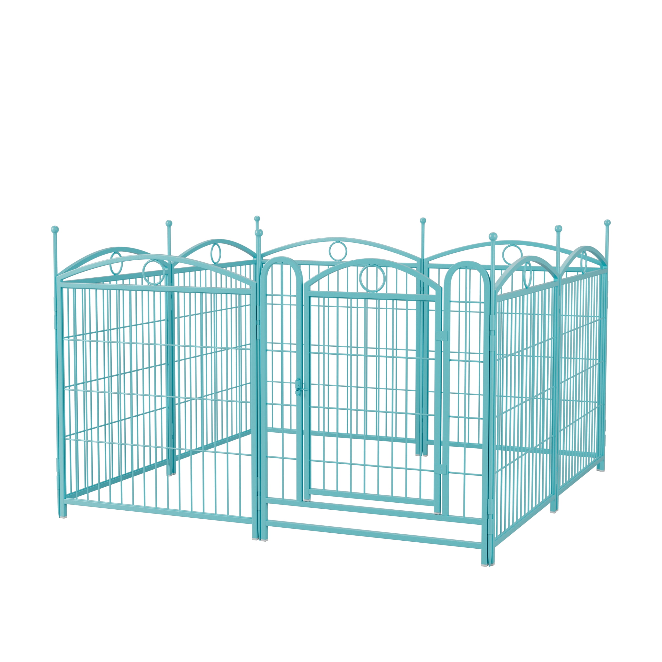 ZephyPaws Dog Playpen Indoor 32 inch 8 Panels Metal Dog Pen Pet Dog ...
