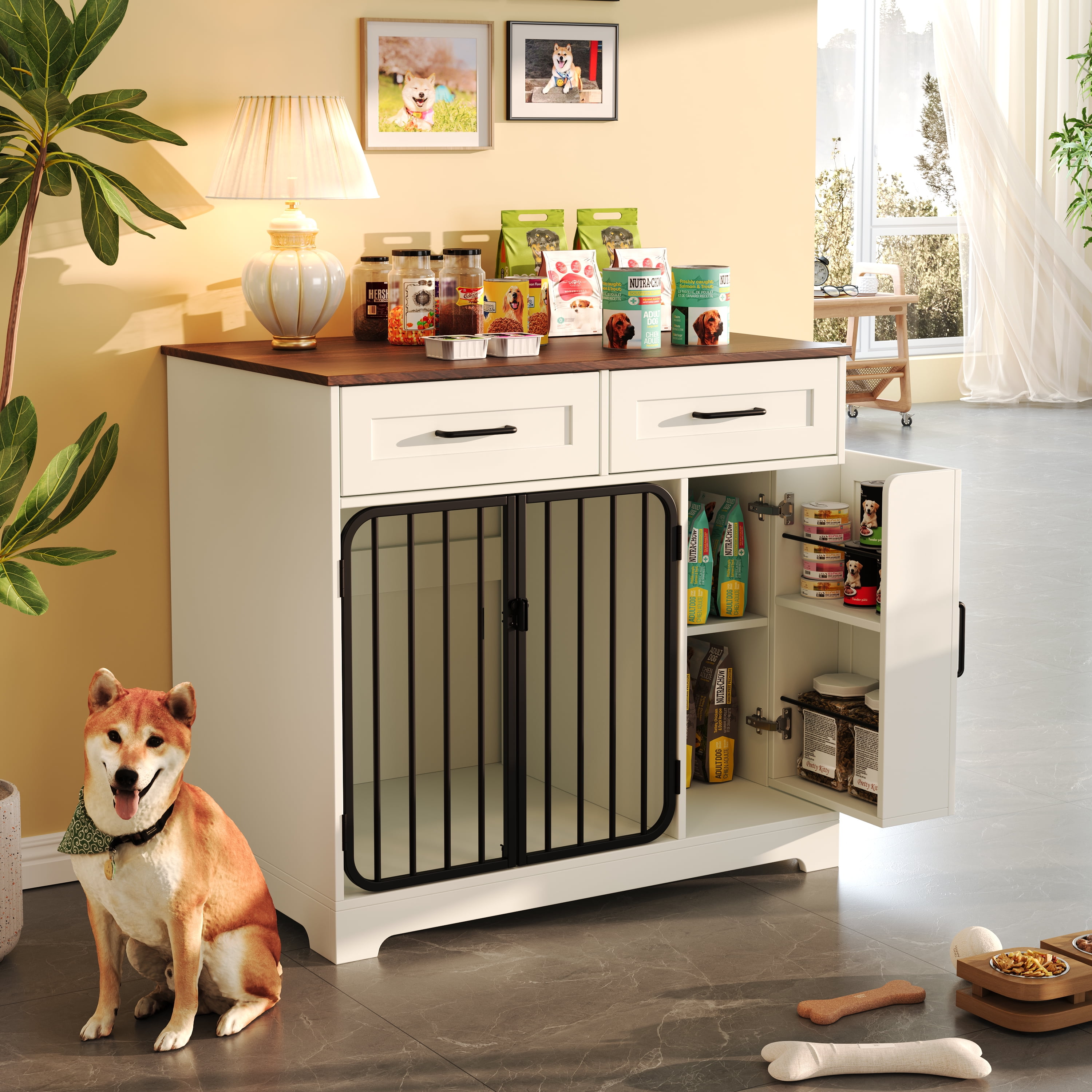 Terrific Dog Storage Cabinet Photos