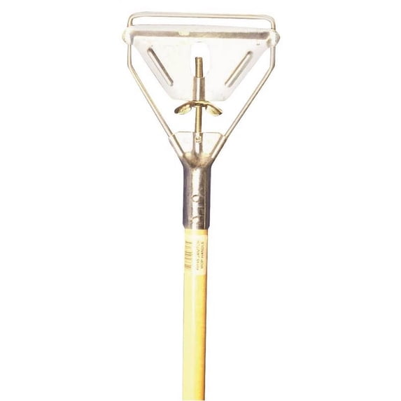 Zephyr 16089 Janitor Mop Stick, 54 in L, Wing Nut Screw Clamp ...