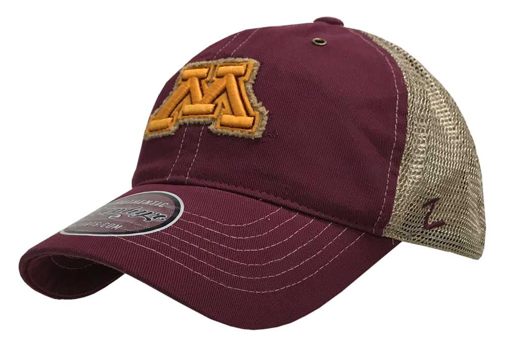 Zephyr Hats University of Minnesota "M" Tatter Hat NCAA College Ball ...