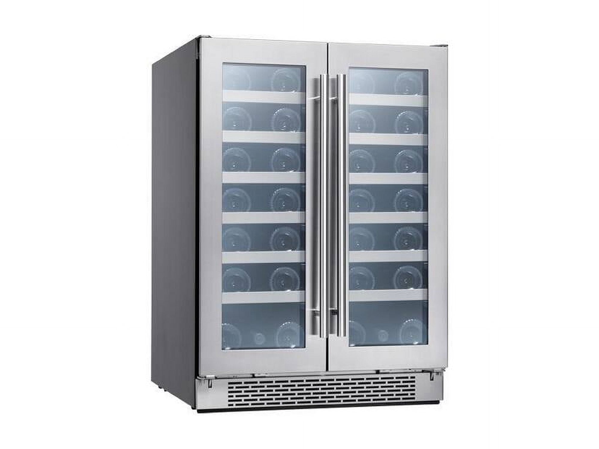 "Zephyr Presrv 24"" Freestanding Dual Zone Wine Fridge - Under Counter ...