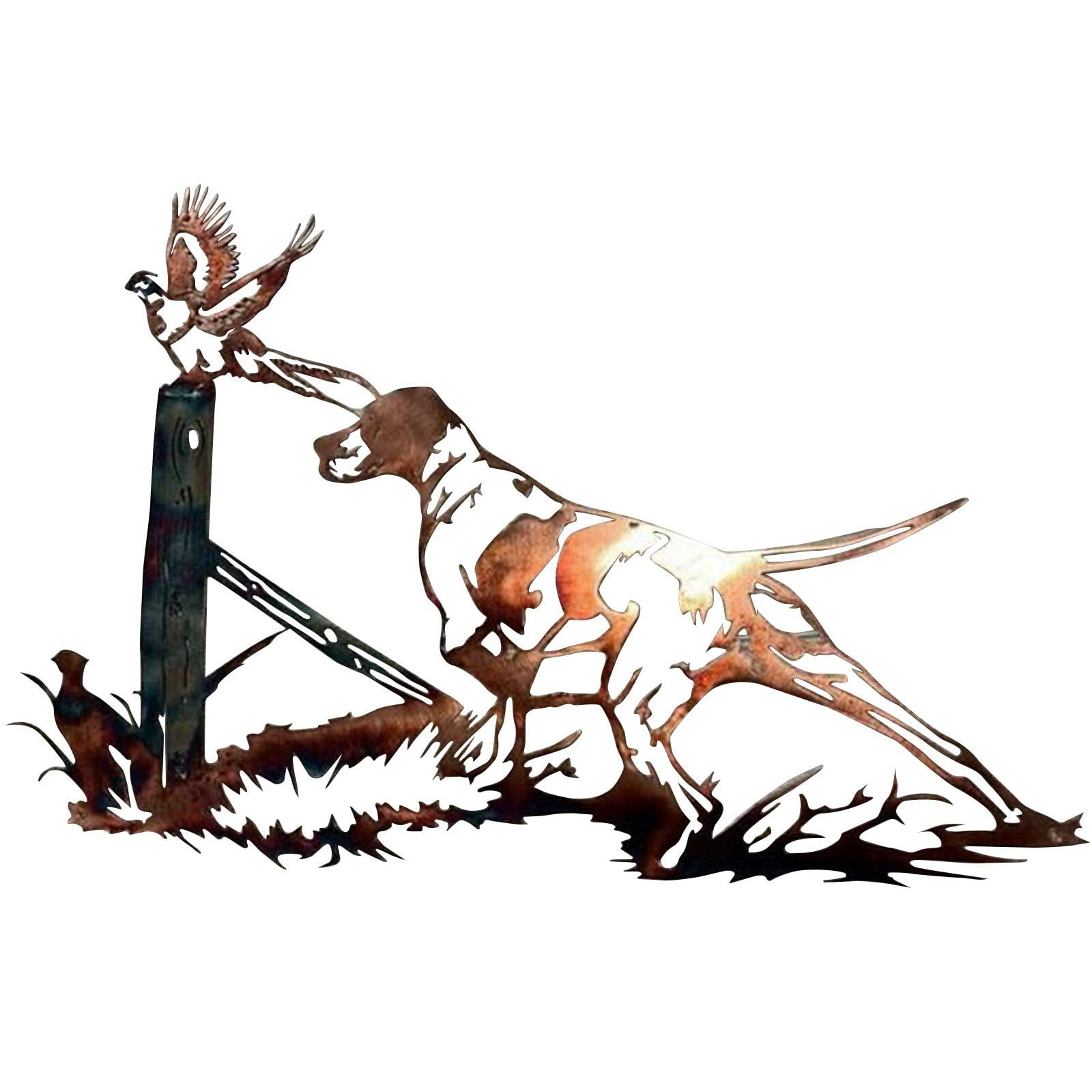 ZephyrZing 3D Metal Wall Art Decor, Rustic Metal Elk Saw Blade Deer ...