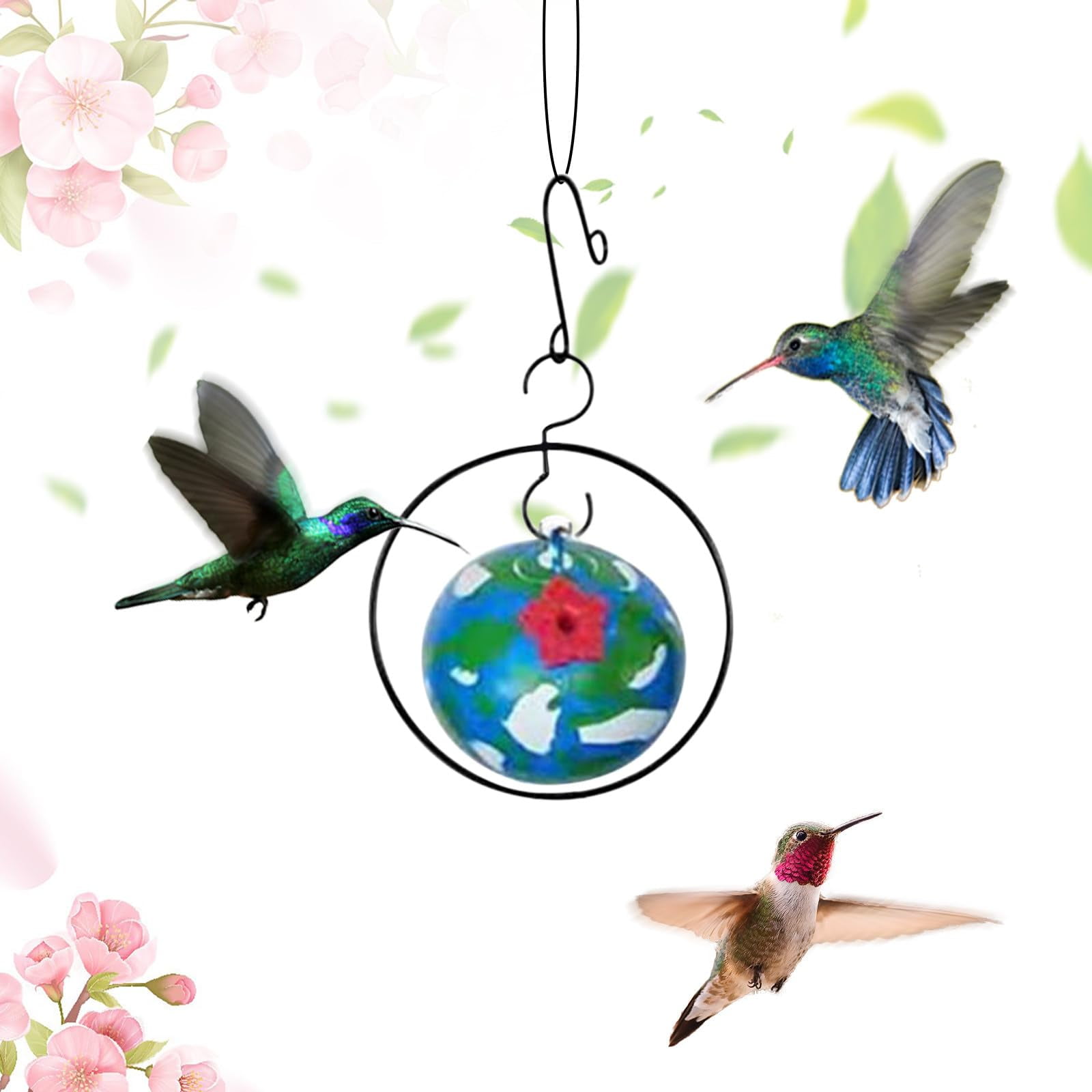 ZephyrZing Flexible Circular Hummingbird feeders for Outdoors Hanging ...