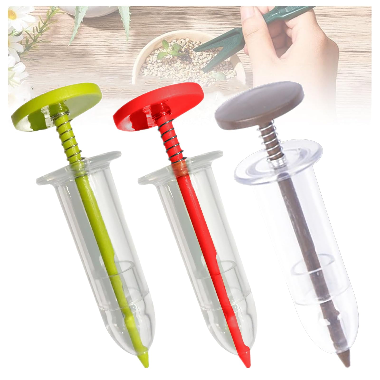 ZephyrZing Mini Seed Spreader - Mini Sowing Seed Dispenser, Garden ...