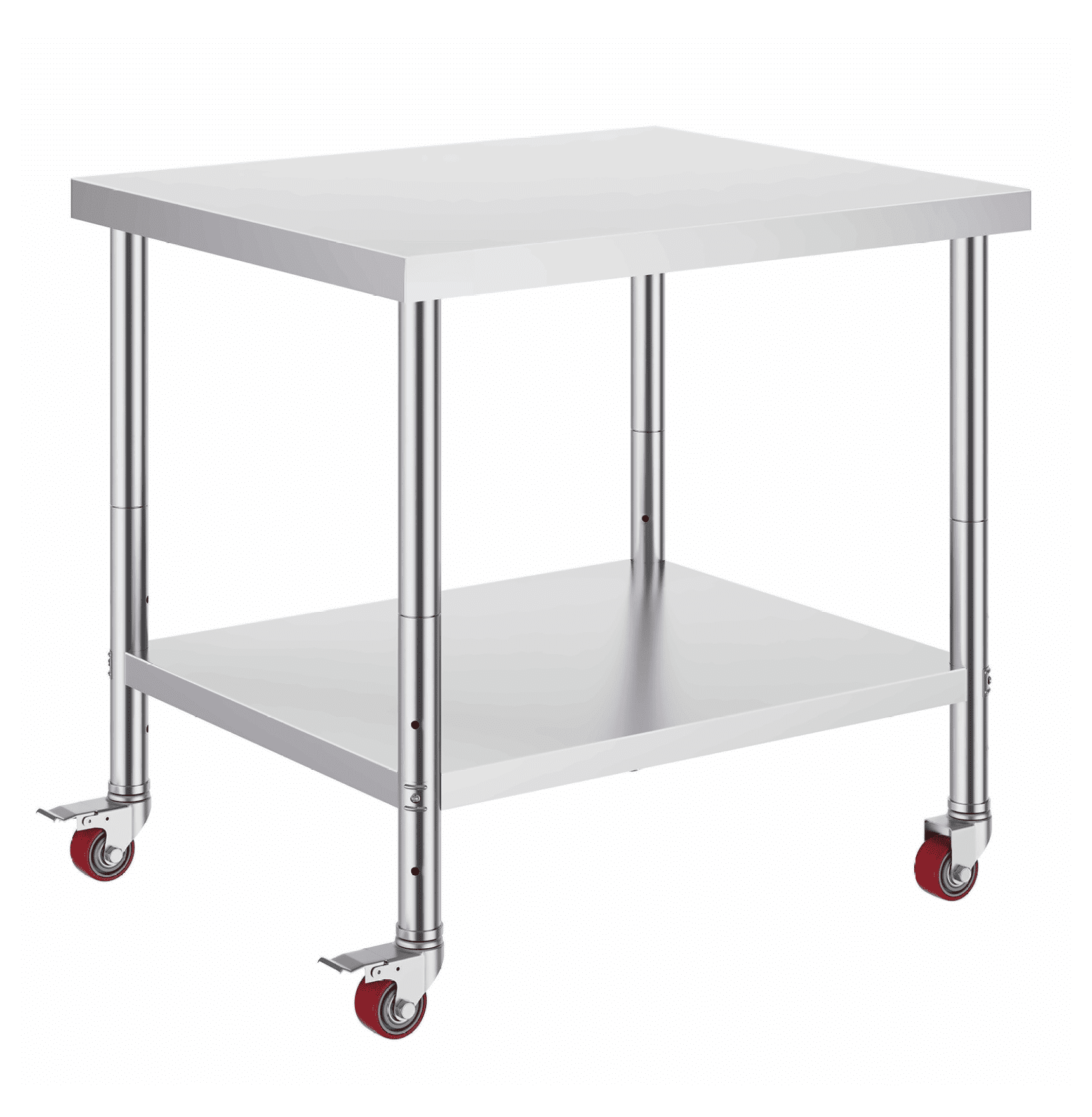 Zephyra 30x36x34 Inch Stainless Steel Work Table 3-Stage Adjustable ...