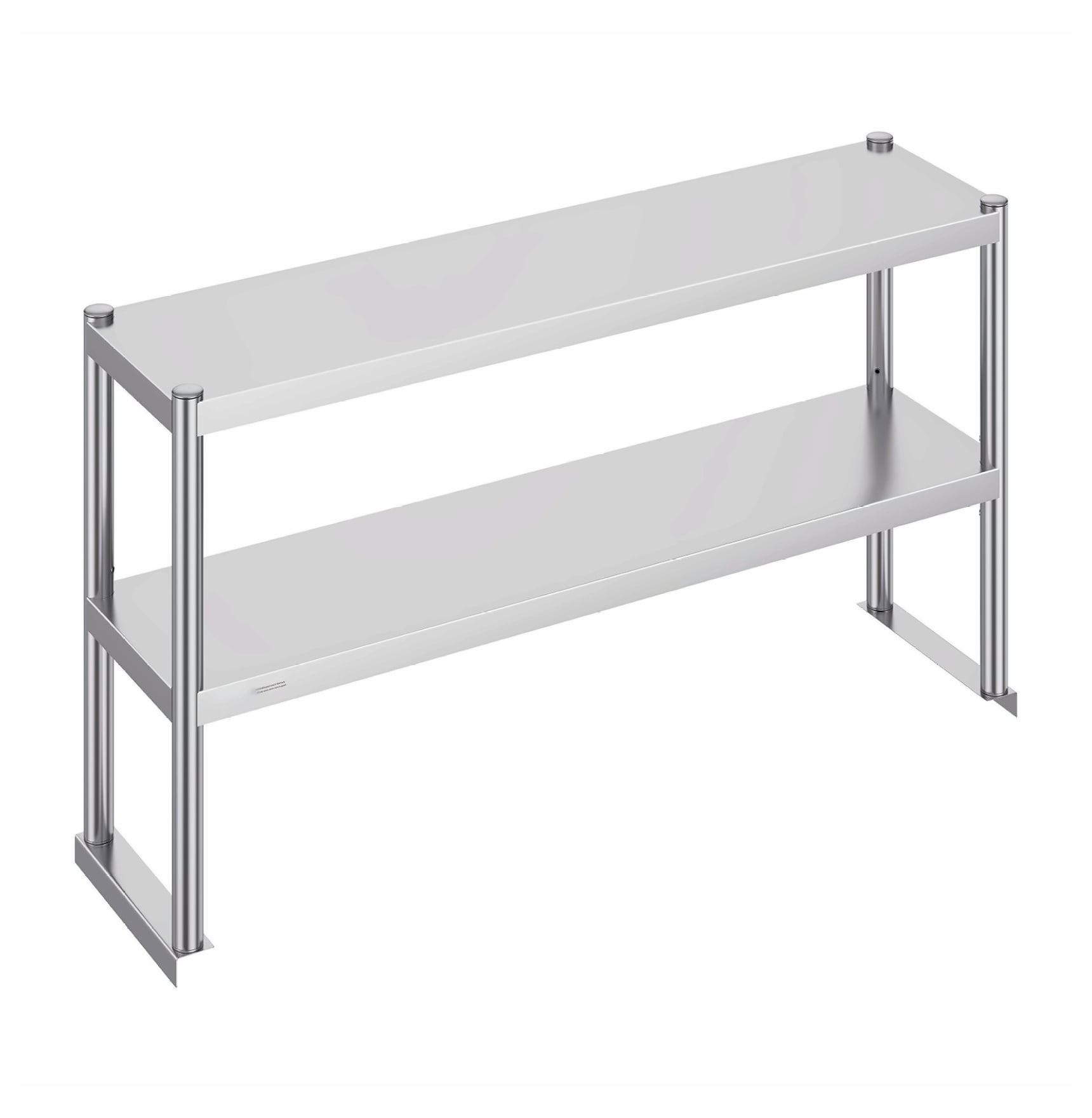 Zephyra Double Overshelf, Double Tier Stainless Steel Overshelf, 12 x ...