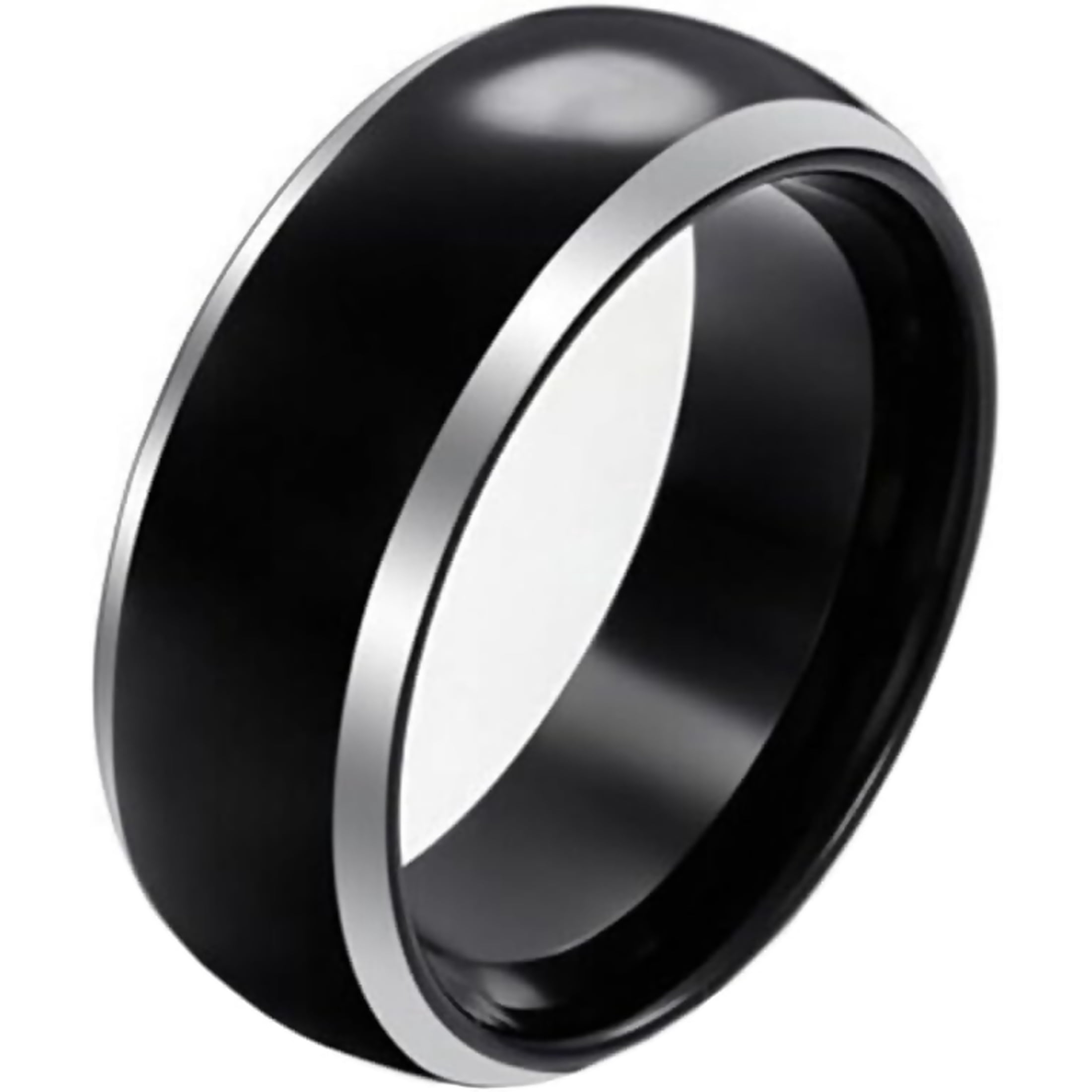 Zephyriana Women's Men's Stainless Steel 6mm/8mm Chunky Tungsten Steel ...