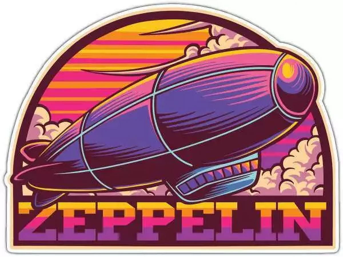 Zeppelin Airship Blimp Aerostat Car Stickerphone Decal Water Bottle ...