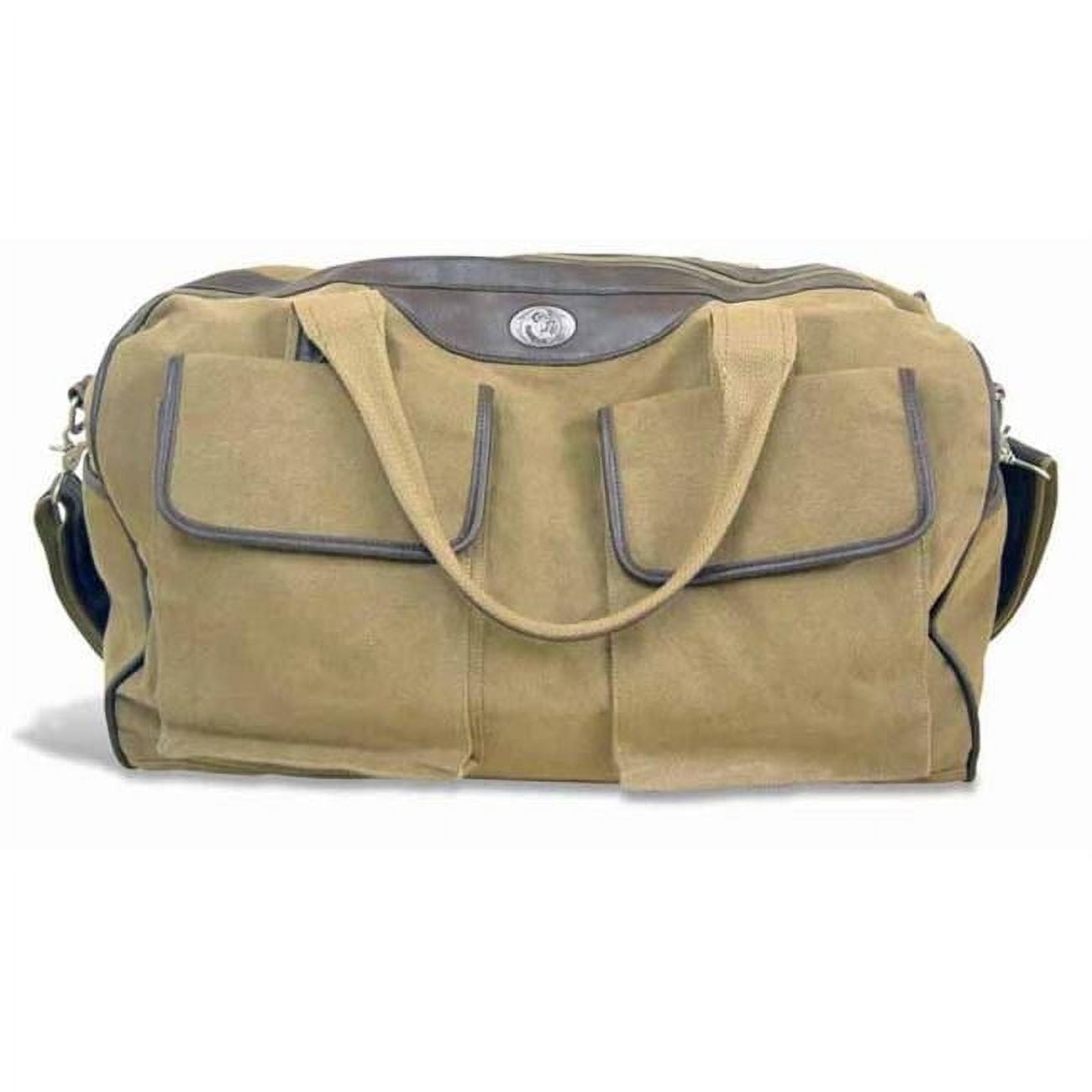 ZeppelinProducts FSU Duffel Bag Waxed Canvas - Khaki - 21 x 15 x 12 in ...