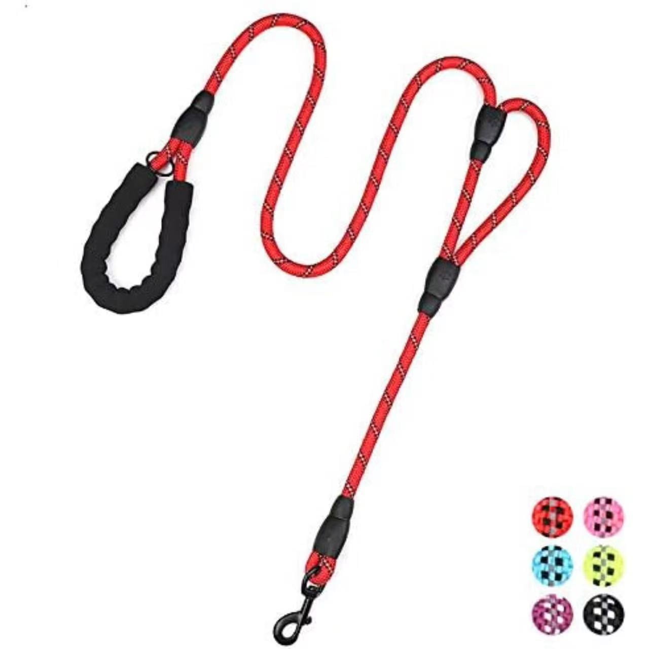 Zeprnir Pet Rope Dog Leash 6ft Long,Traffic Padded Two Handle,Heavy ...
