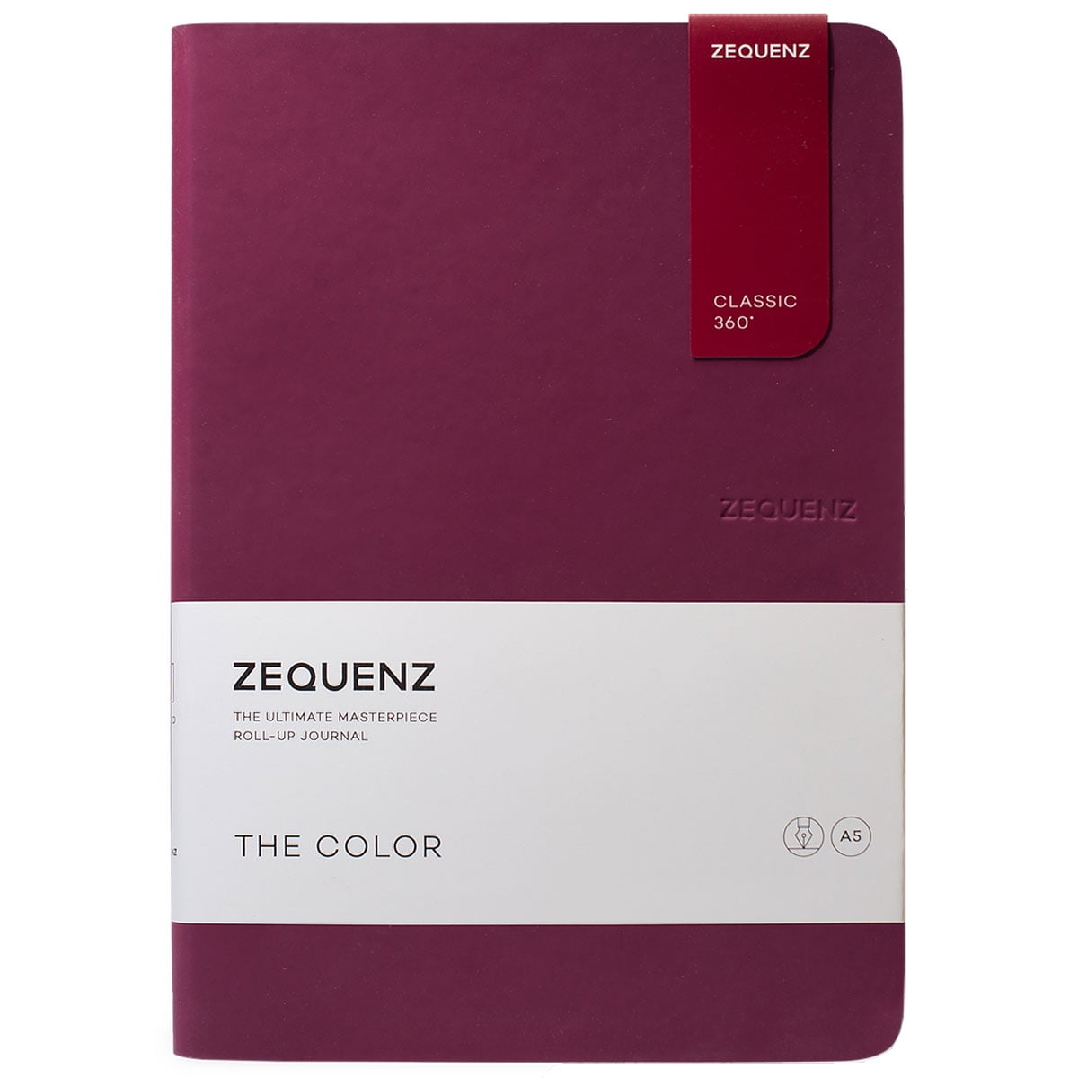 Zequenz Classic 360 The Color A5 Notebook, Dotted, Berry - Walmart.com