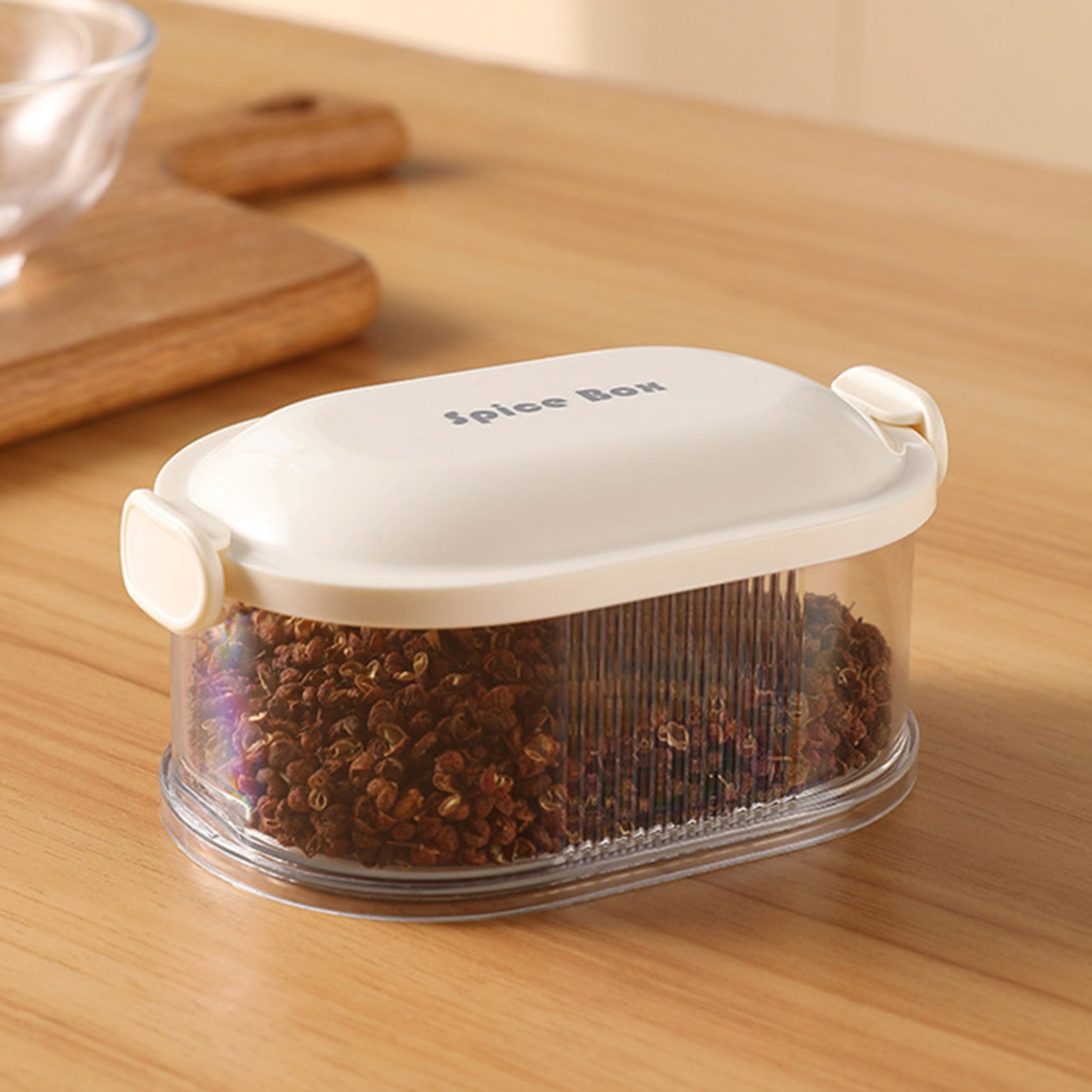 Zeranth 1 Set Single Dual Layer Stackable Seasoning Box Watertight ...