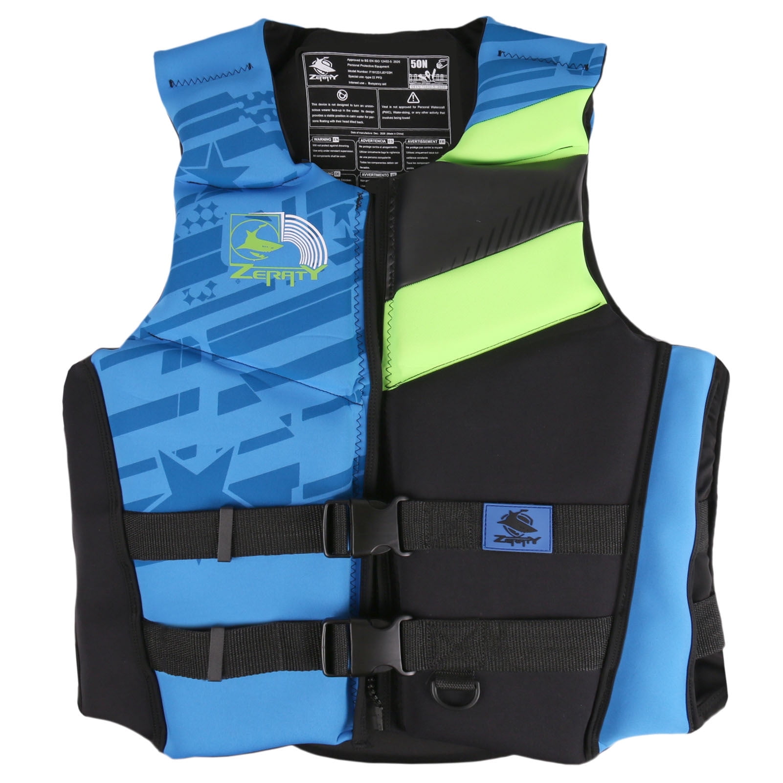 Zeraty Adults Life Jacket Floating Swim Vest Buoyancy Aid Swimwear with ...