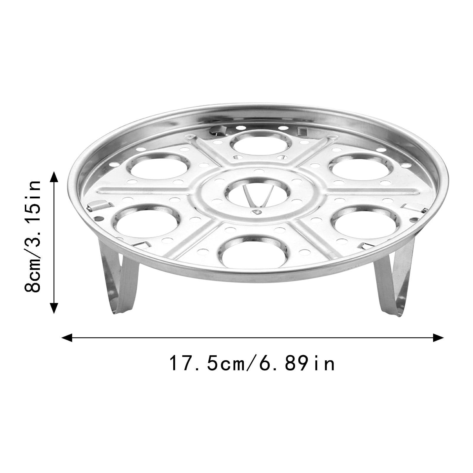 Zerbueate Prime Double-Layer Stainless Steel Steaming Rack, Perfect for ...