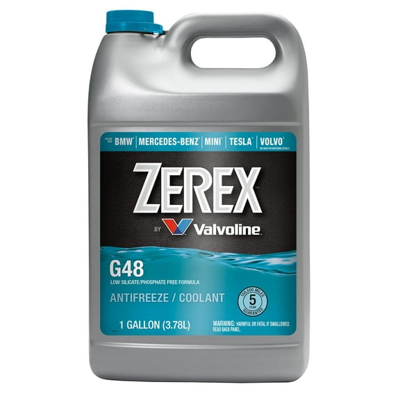 Valvoline's Zerex G48 Concentrate - Antifreeze and Coolant, 1 Gallon ...