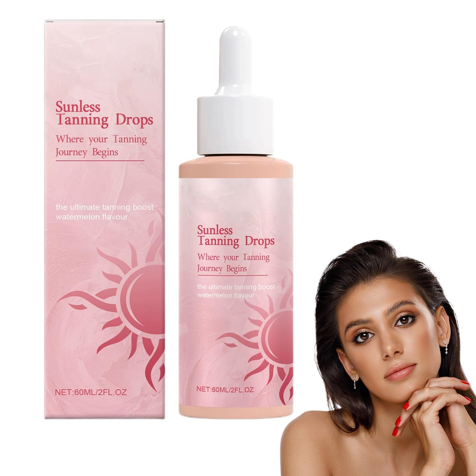 Zeria Sunless Tanning Drops To Drink, Tanning Drops to Drink, Color ...