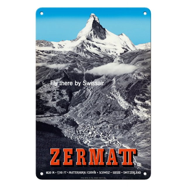 Zermatt Switzerland - Matterhorn (Mont Cervin) - Swiss Alps - Fly there ...