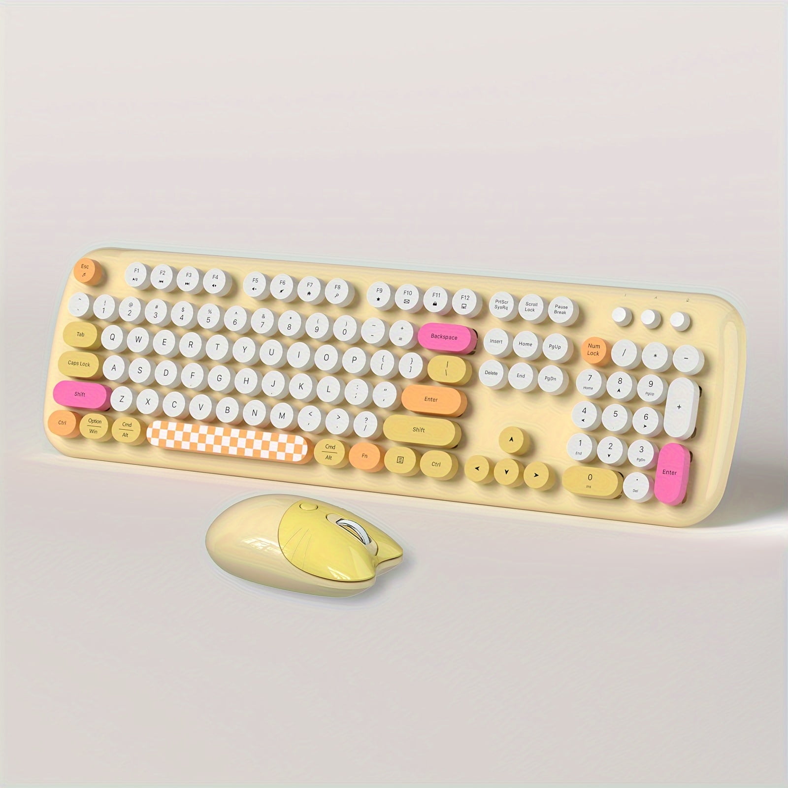 Zero 104 Key Wireless Keyboard, Full Size Keyboard And Mouse ...