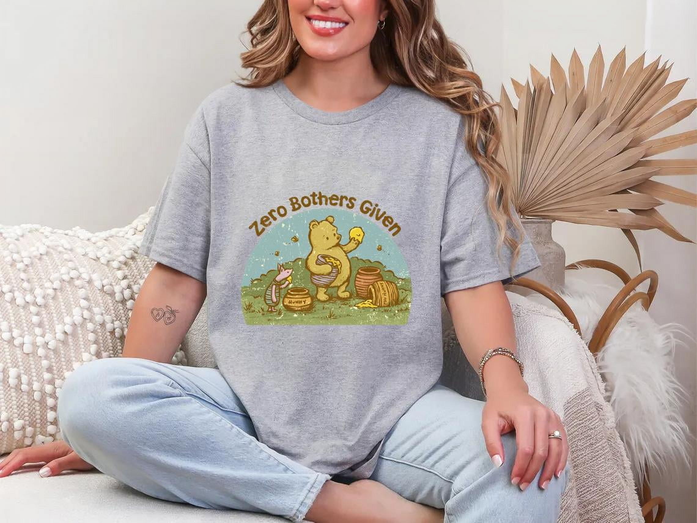 Zero Bothers Given T-Shirt Chill Mood in Funny Bold Lettering, for men ...