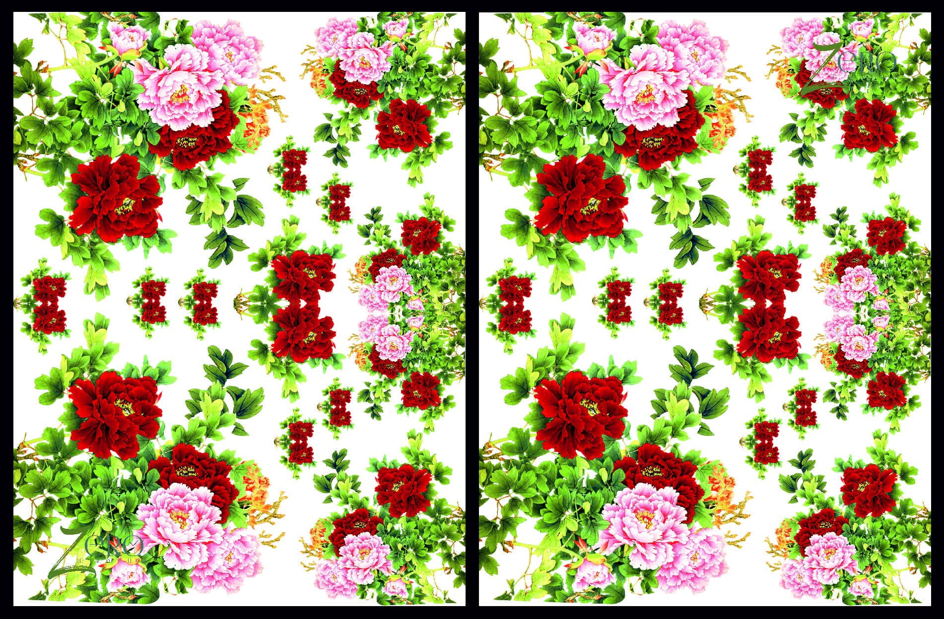 Zero Brand Luxury Speciality Decoupage Paper Pack Of 2 A4 Size Sheets ...
