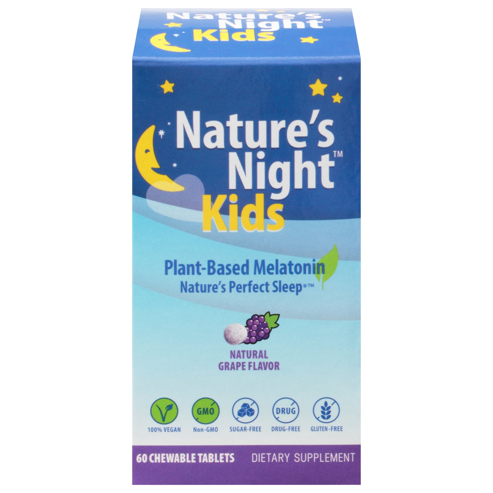 Zero Brands Llc - Ntrs Night Melatonin Kids - 1 Each 1-60 TAB - Walmart.com
