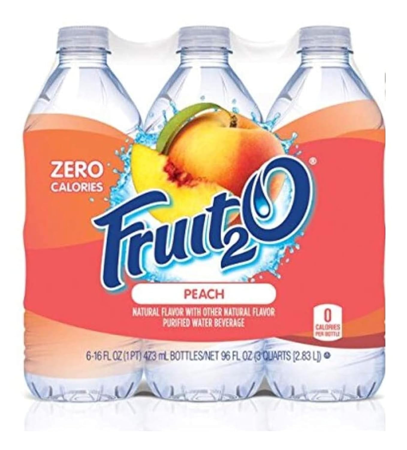Zero Calorie Flavored Water Peach (12 bottles) - Walmart.com