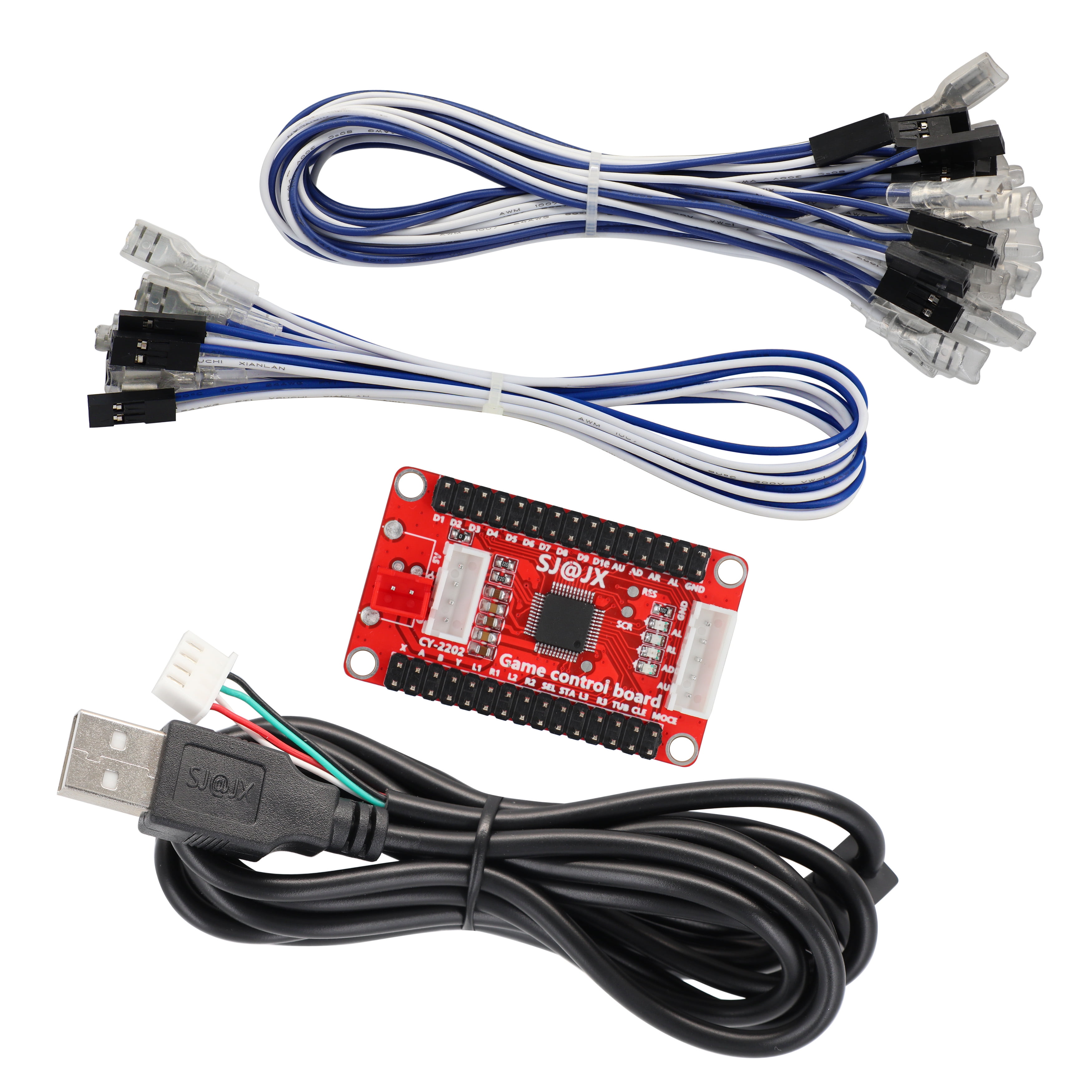 Zero Delay Arcade USB Encoder PC with 5V to Joystick Arcade Rocker ...