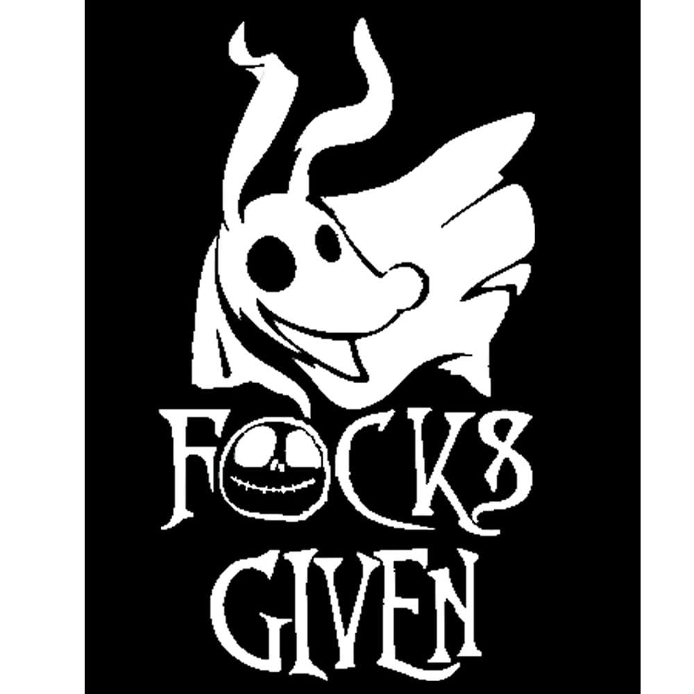Zero F*cks Given Car Decal Jack Skellington Family 6 Inch Vinyl Horror ...