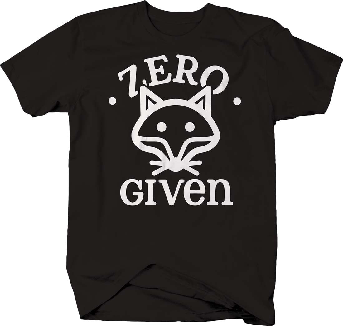 Zero Fox Given Tshirt for Men Small Dark Gray - Walmart.com