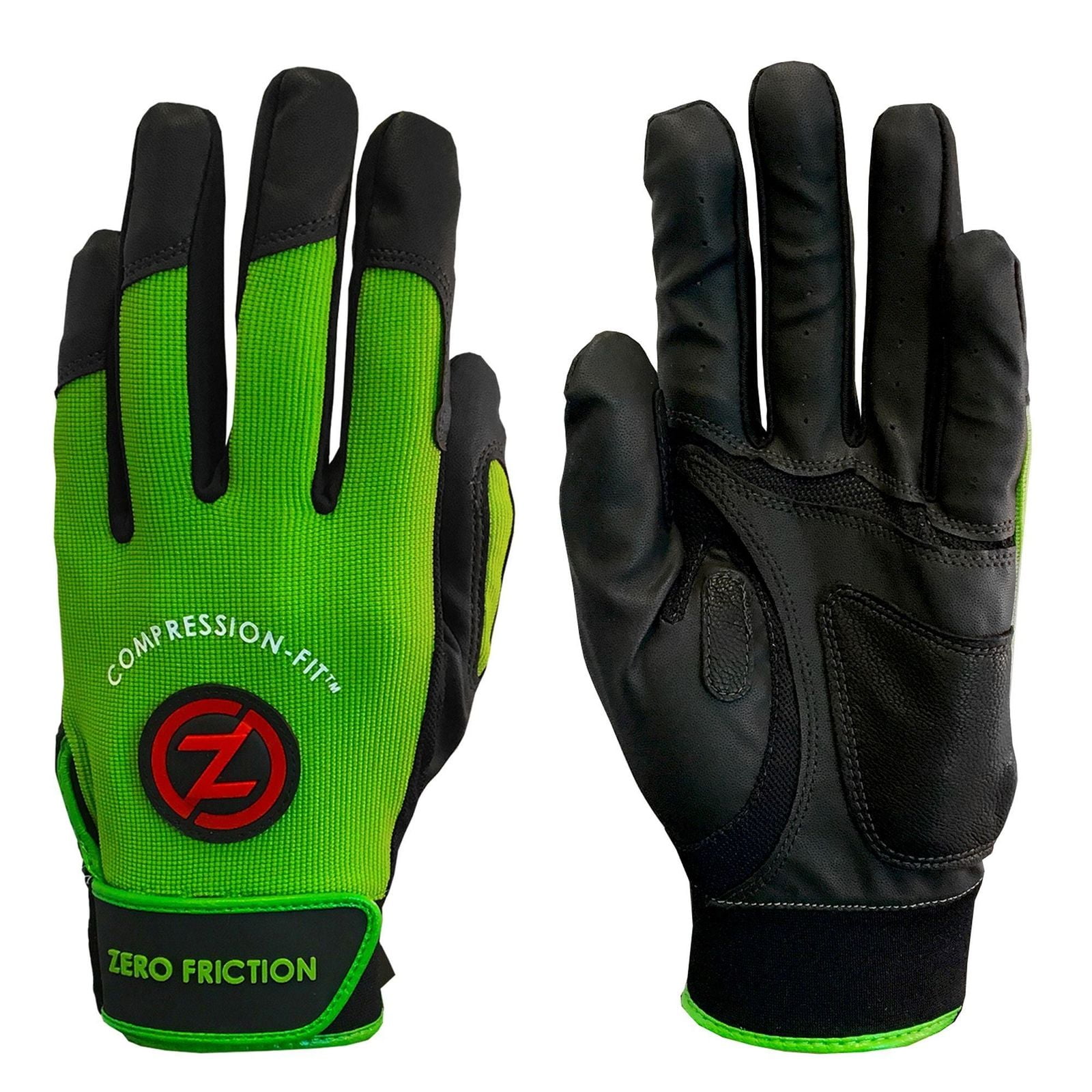 Zero Friction Junior Performance Batting Gloves, Lime - Walmart.com