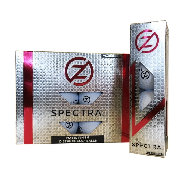 Zero Friction Spectra Golf Balls, 12 Pack - Walmart Business Supplies