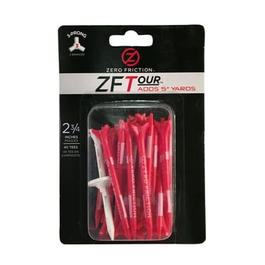 ProActive Sports 2 3/4-Inch Golf Tees 100 Pack (Red) - Walmart.com