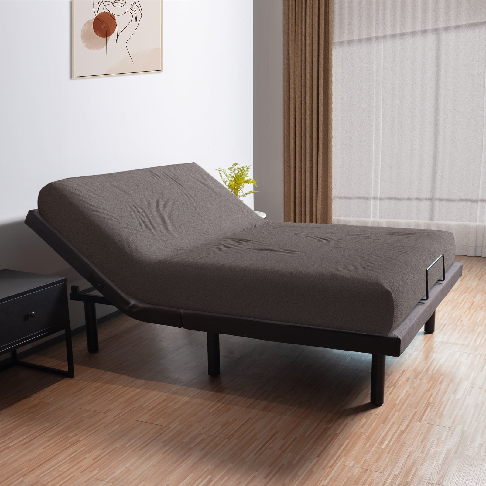 Zero Gravity Adjustable Bed Frame,Ergonomic Head & Foot Incline ...