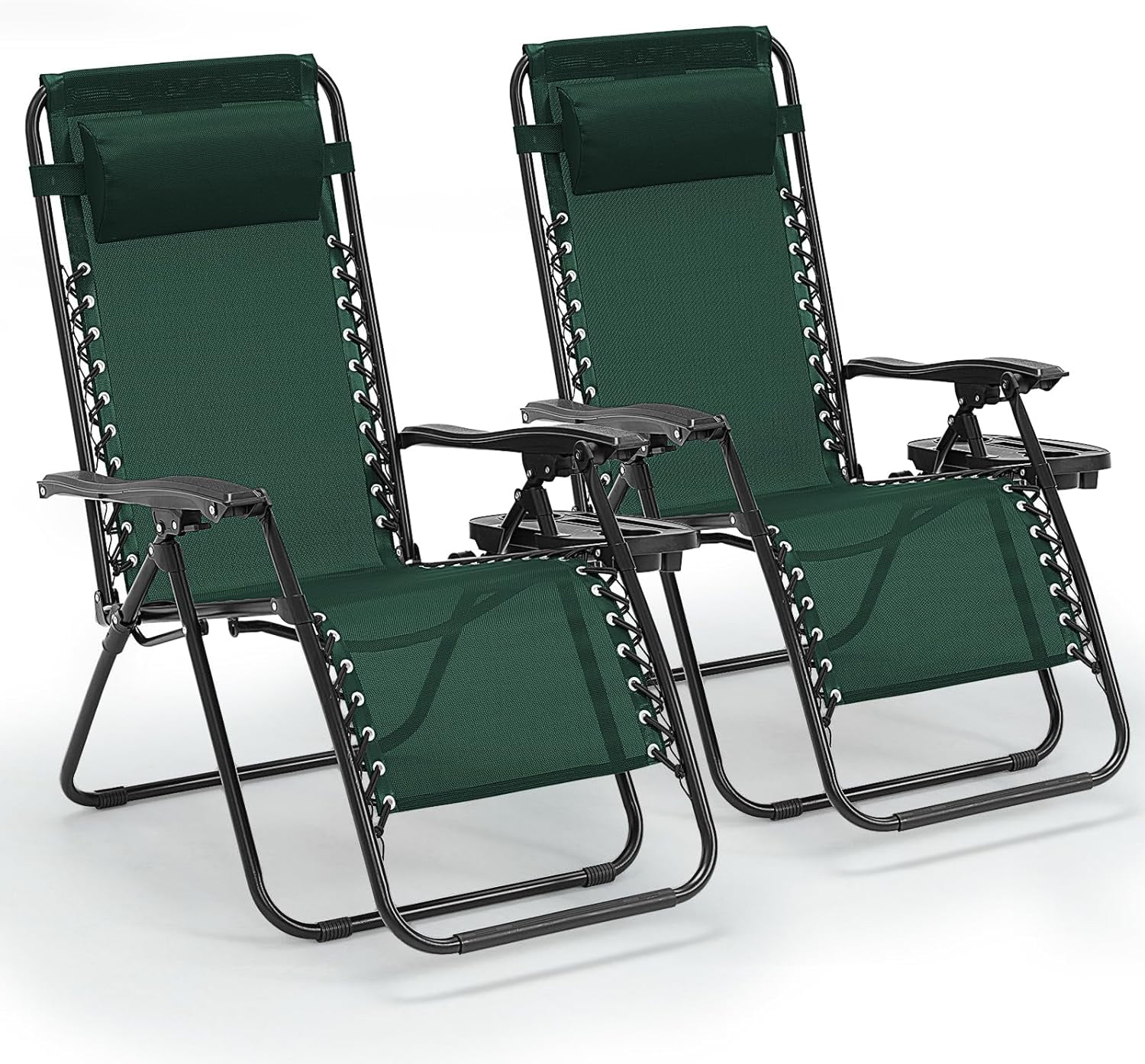 Zero Gravity Chair, 350 lbs Capacity, Reclining Folding Outdoor Chairs ...