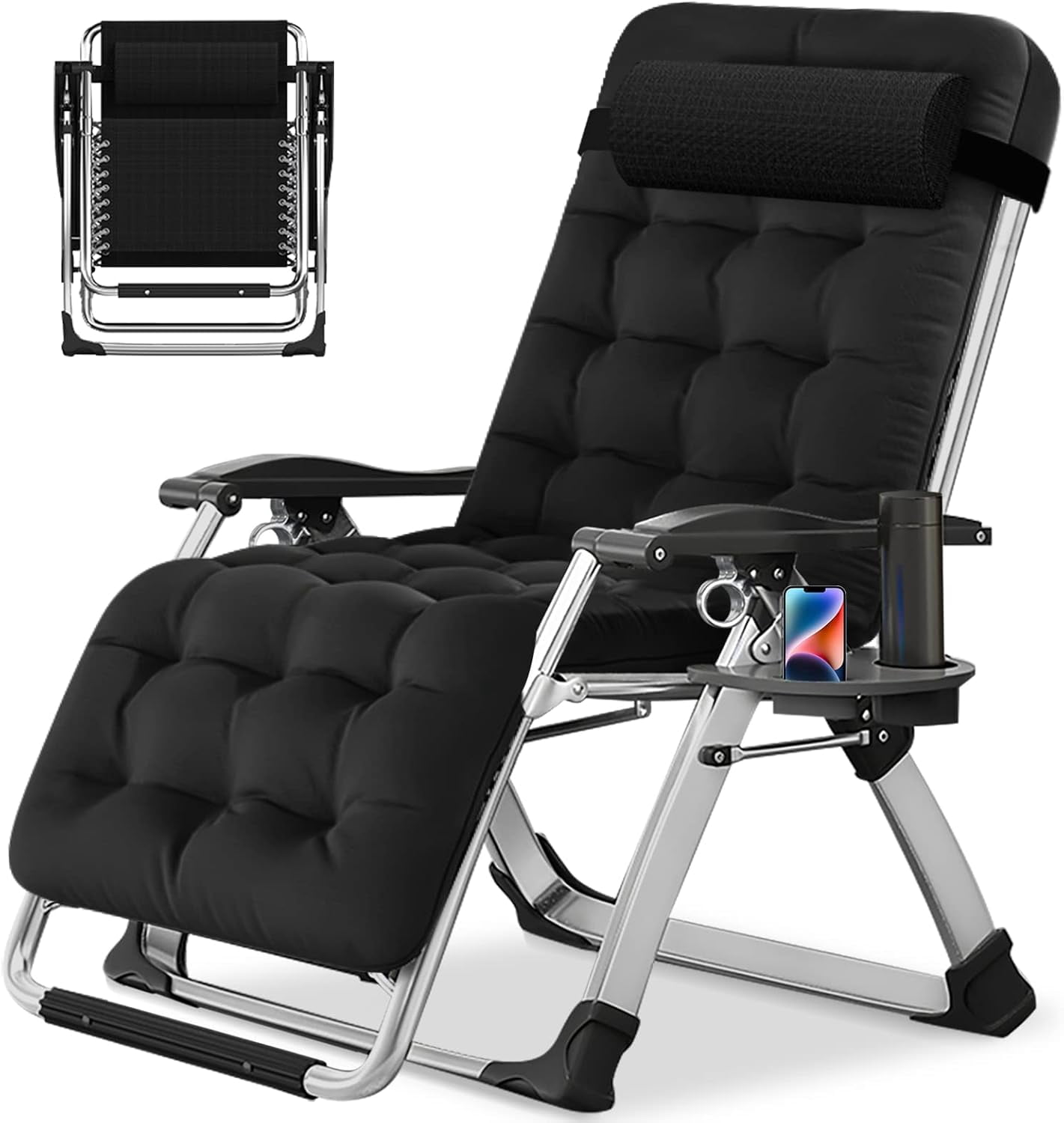 Zero Gravity Chair, Adjable Reclining Lounge Chair with Removable ...
