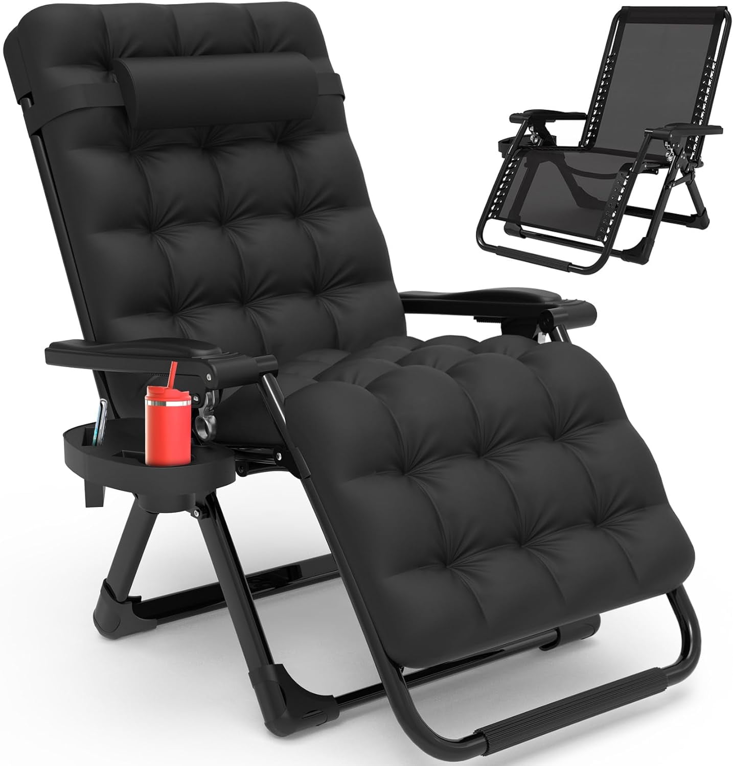 Zero Gravity Chair Lounge Chair Recliner /Upgraded Lock and Removable ...