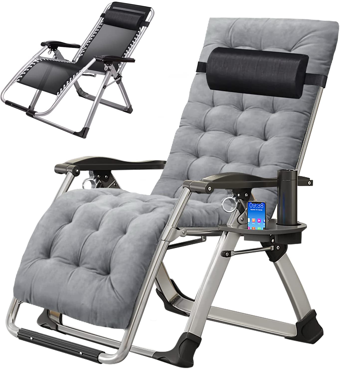 Zero Gravity Chair,Premium Outdoor Lawn Folding Lounge Chairs,Sturdy ...