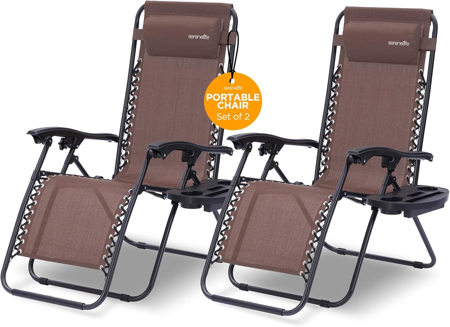 Zero Gravity Lounge Chair, Adjustable Steel Mesh Recliners, with ...