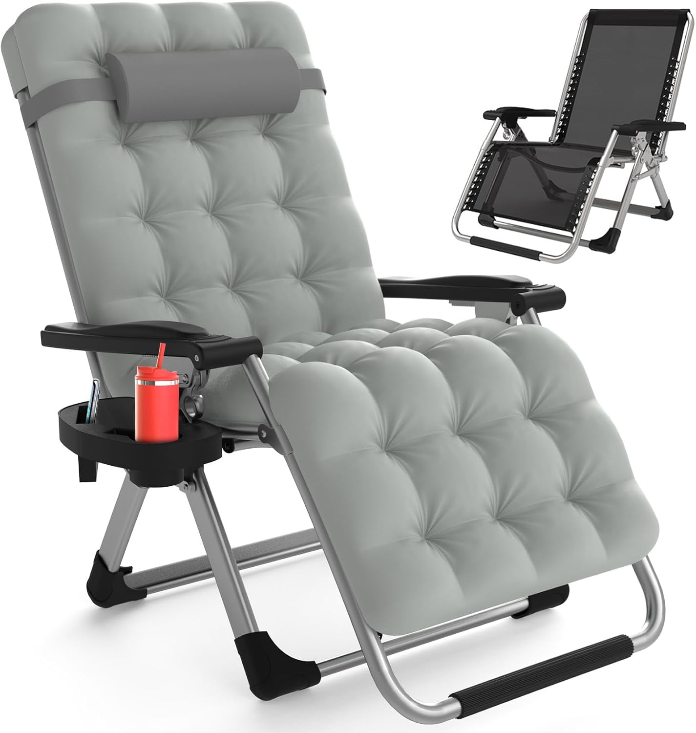 Zero Gravity Lounge Recliner Chair with Upgraded Lock and Removable ...
