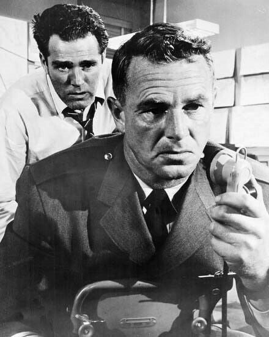 Zero Hour 1957 cult movie Jerry Paris Sterling Hayden tense scene 8x10 ...